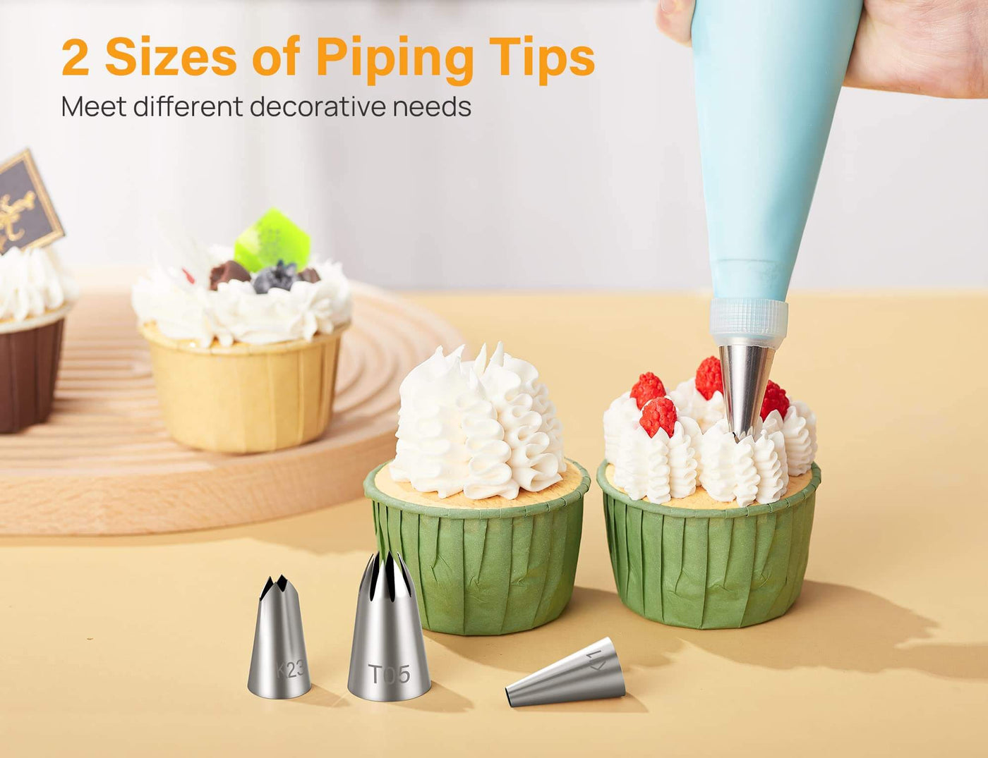 Kootek 54 in 1 Cake Decorating Supplies, 35 Piping Tips, 13 Icing Sets