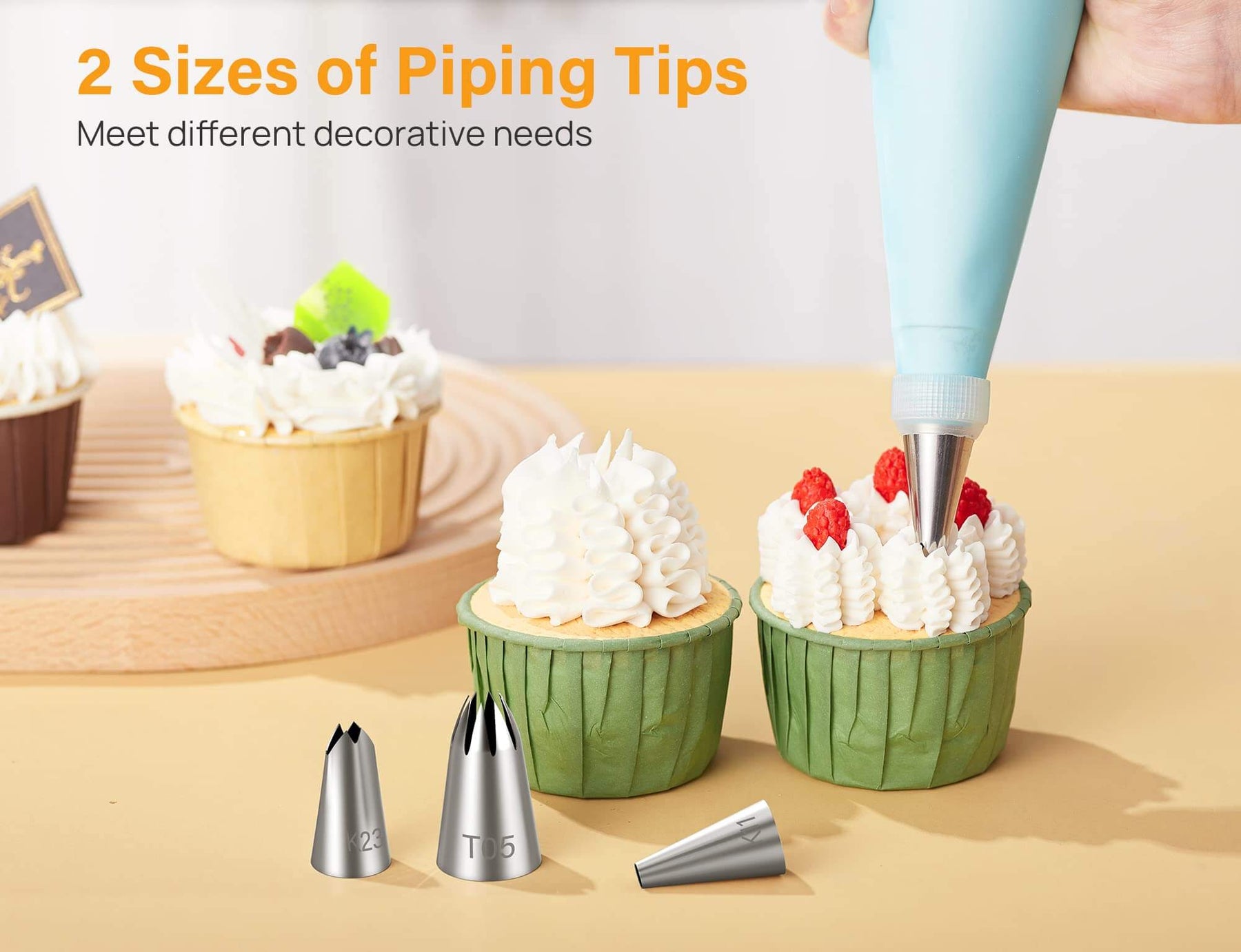 Kootek 54 in 1 Cake Decorating Supplies, 35 Piping Tips, 13 Icing Sets